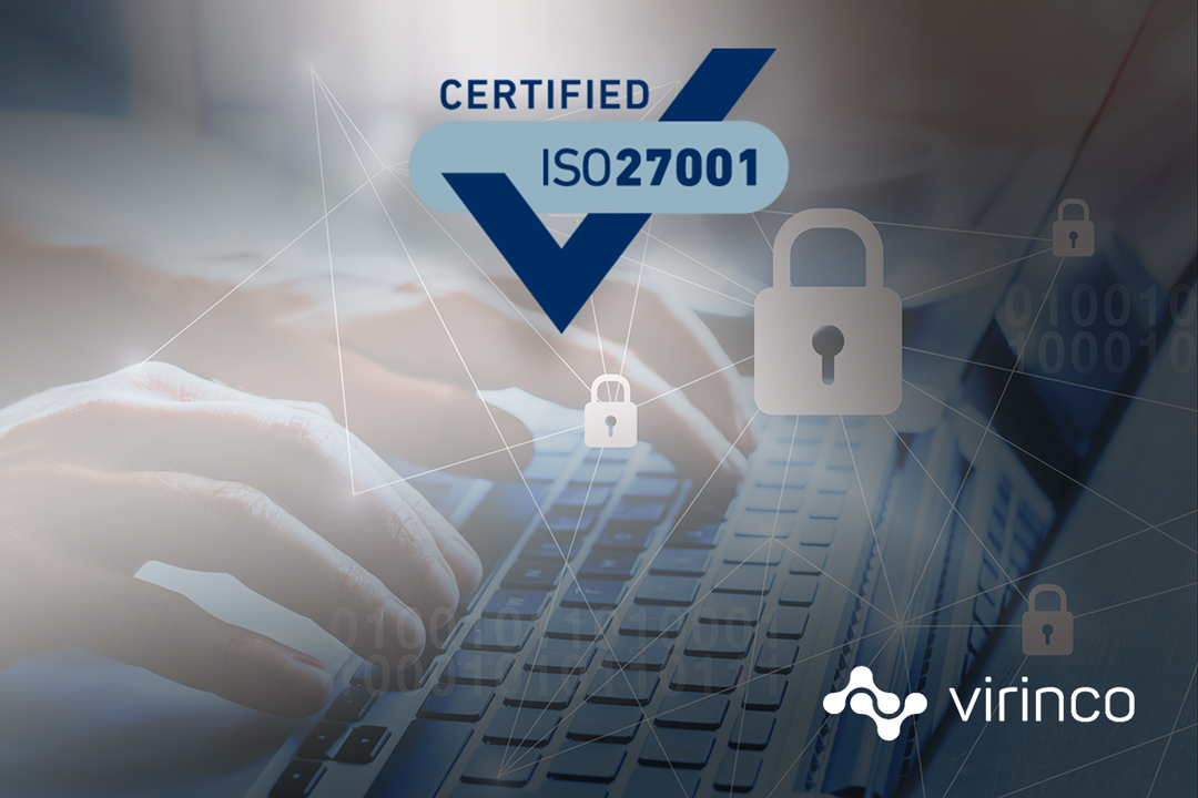 We are ISO 27001 Certified - Virinco